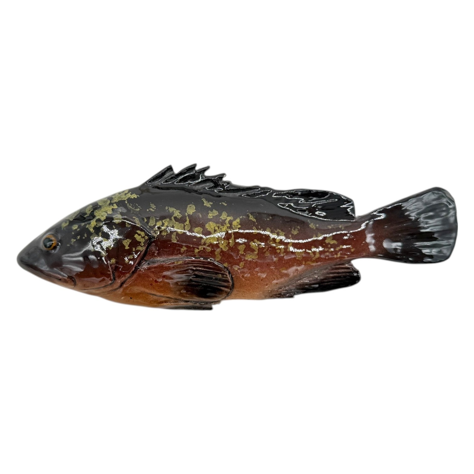 Cernia in ceramica da parete – 24 cm – Teste Di Moro Siciliane